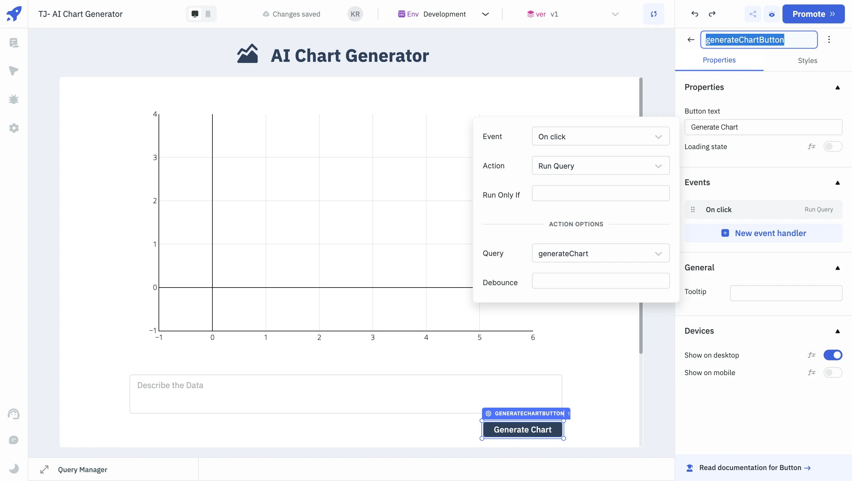 Create an AI Chart Generator Using ToolJet and OpenAI